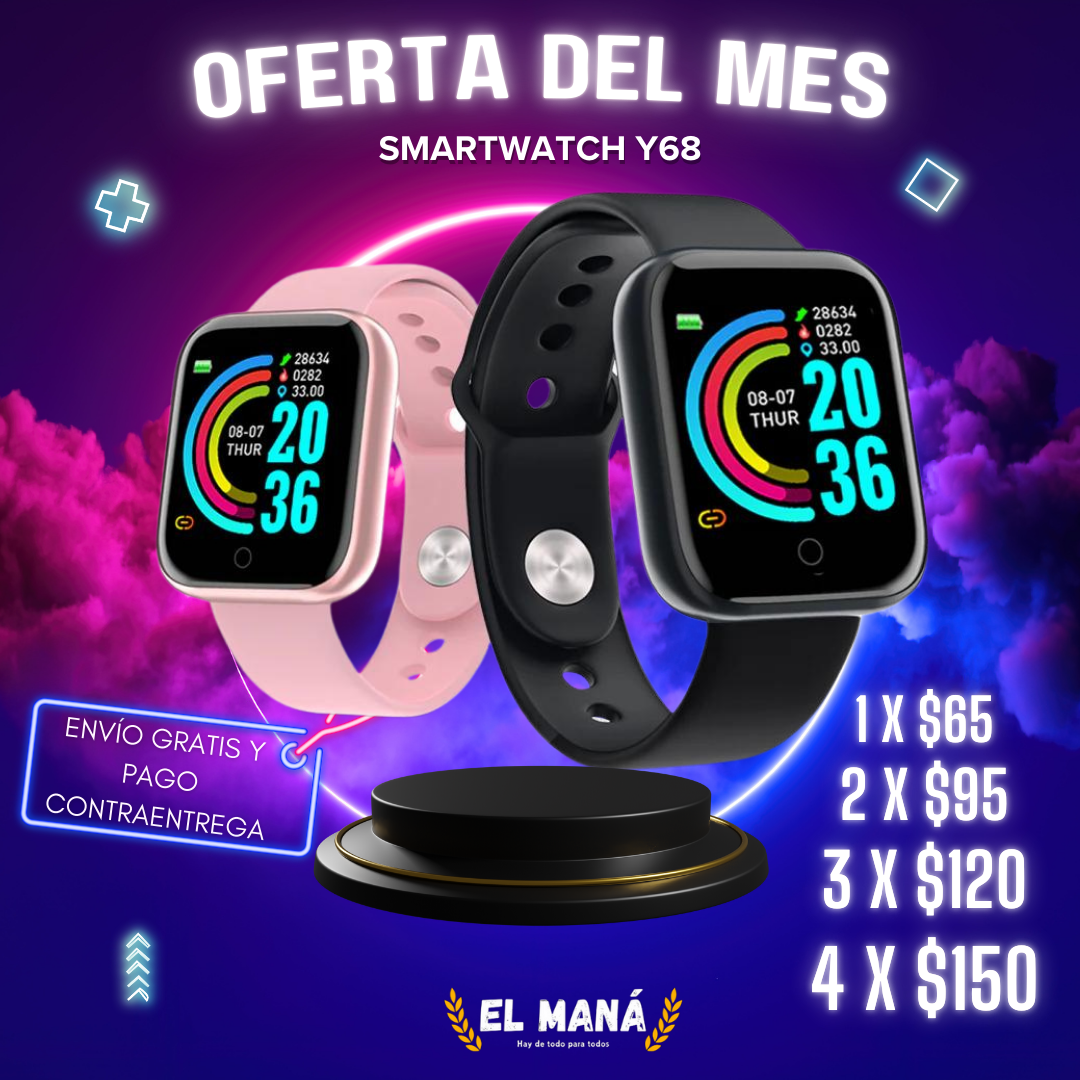 SMARTWATCH Y68®⌚ - OFERTA DEL MES🔥 – EL MANÁ